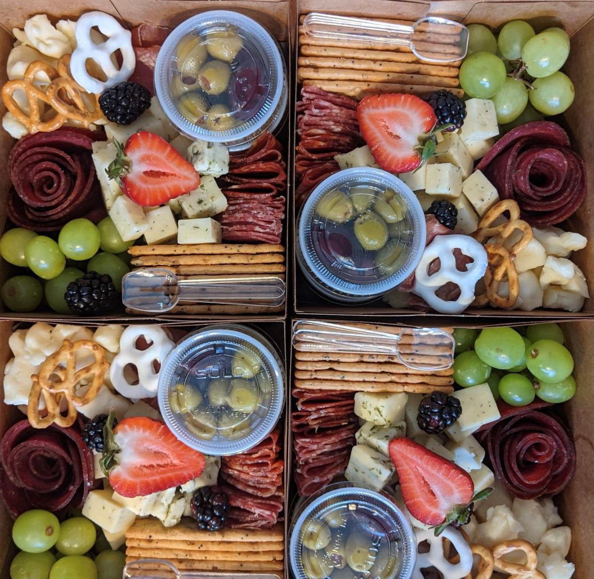 Individual Charcuterie Boxes 6"x6" – Drongkowskis'